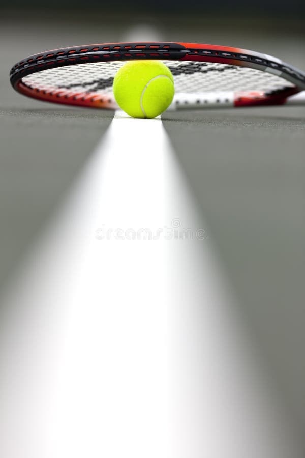 Tennis Balls and Racket stock photo. Image of open, racket - 14455426