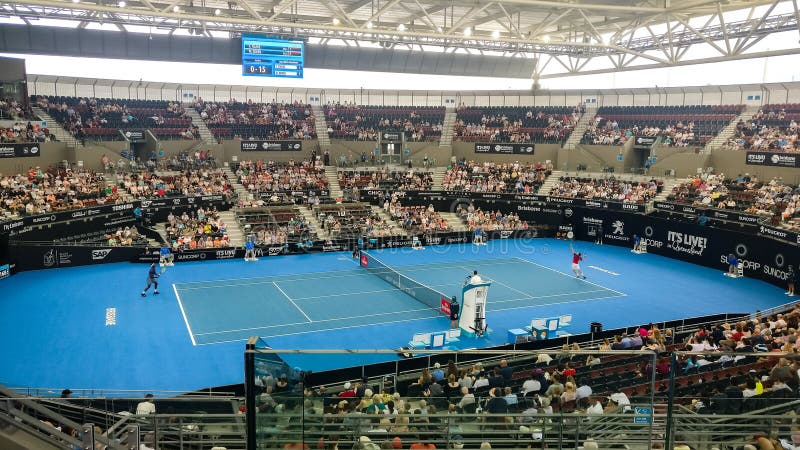 Tennis at the Brisbane International Editorial Image - Image of athlete ...