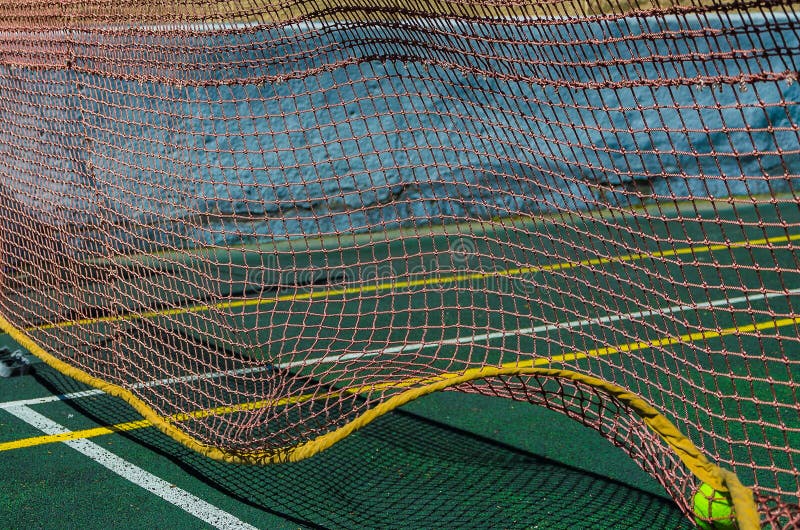 Tennis Court, Grid and Ball. Stock Photo - Image of tournament, racket ...