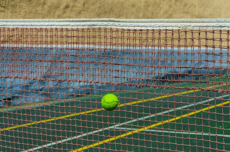 Tennis Court, Grid and Ball. Stock Photo - Image of lifestyle ...