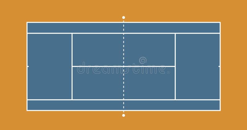 Tennis court illustration stock vector. Illustration of tennis - 89201923