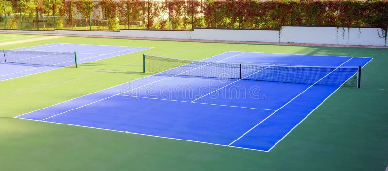 Tennis court outdoors stock photo. Image of sport, court - 92242918