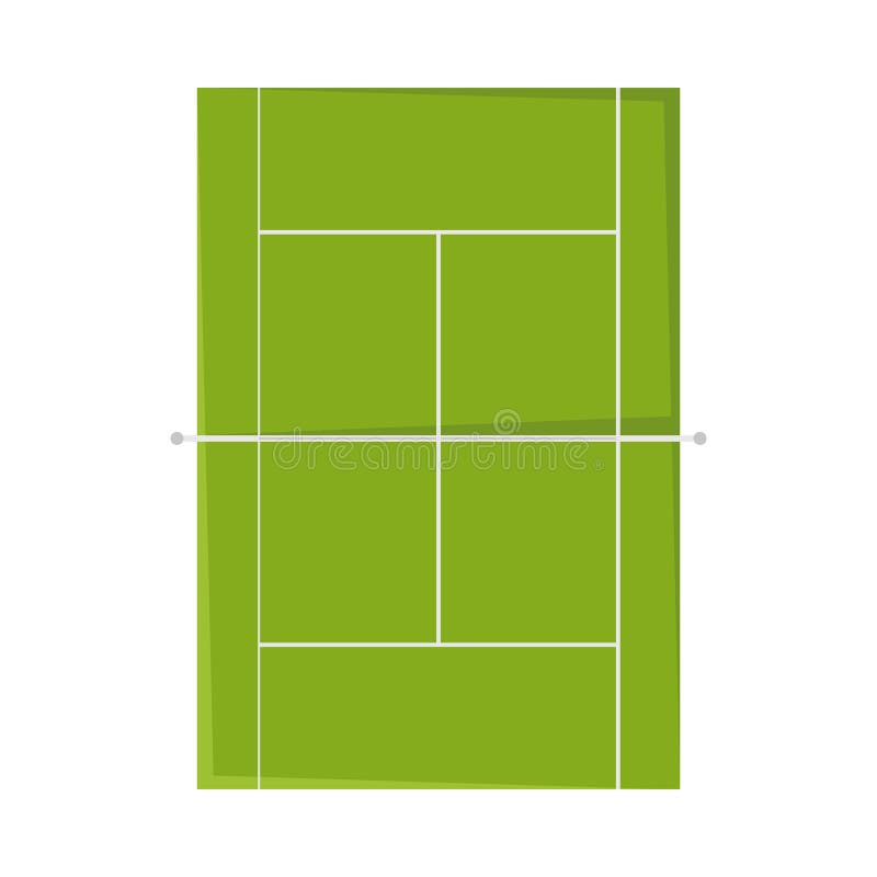 Tennis field illustration stock illustration. Illustration of isolated ...