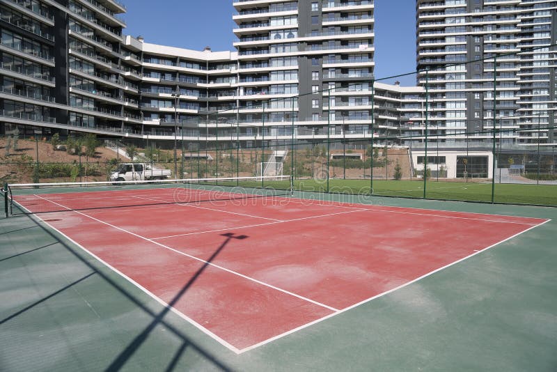 Tennis, hard court. stock image. Image of green, tennis - 197085935