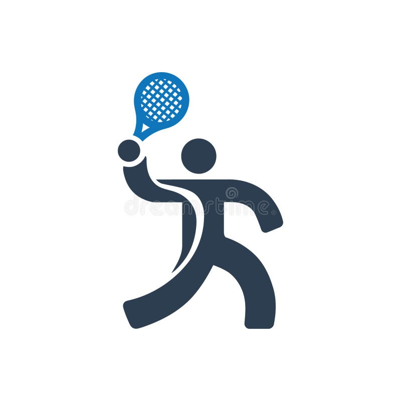 Tennis Icon stock illustration. Illustration of icon - 375316928