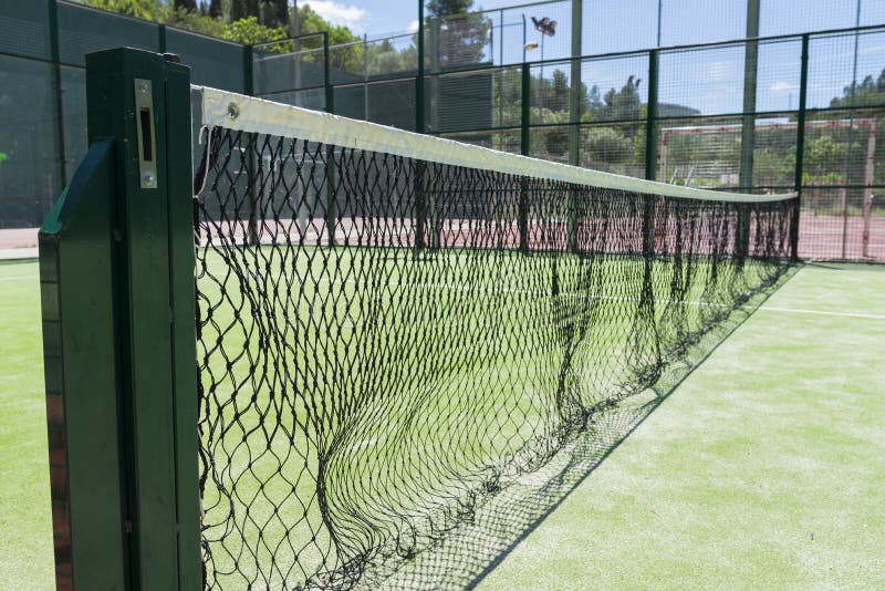 Tennis net. stock photo. Image of field, tournament, turf - 56804000