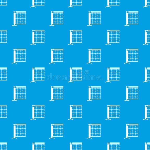 Tennis Net Pattern Vector Seamless Blue Stock Vector - Illustration of ...