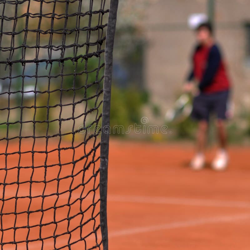 Tennis player stock image. Image of court, tenis, clay - 14074757