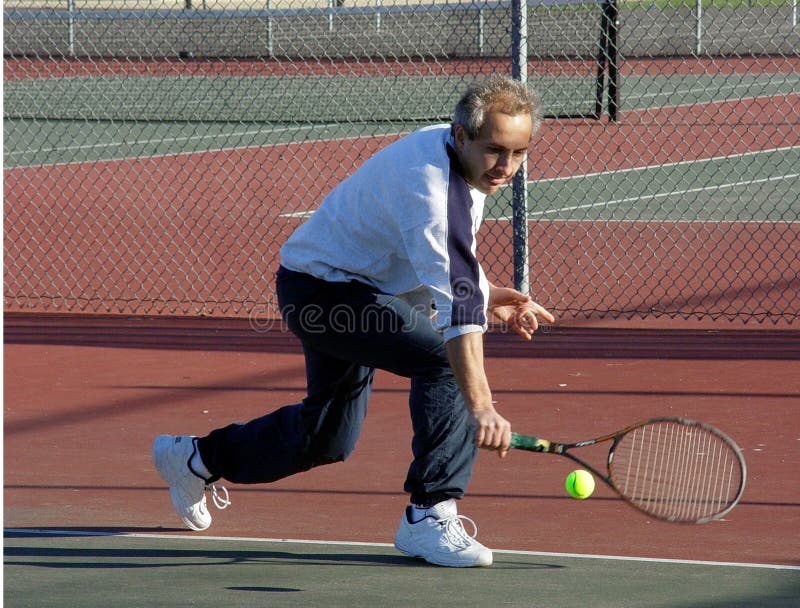 Tennis player stock image. Image of play, raquet, playing - 60693