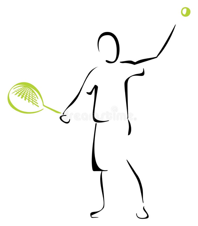 Man Playing Tennis Stock Illustrations – 3,811 Man Playing Tennis Stock ...