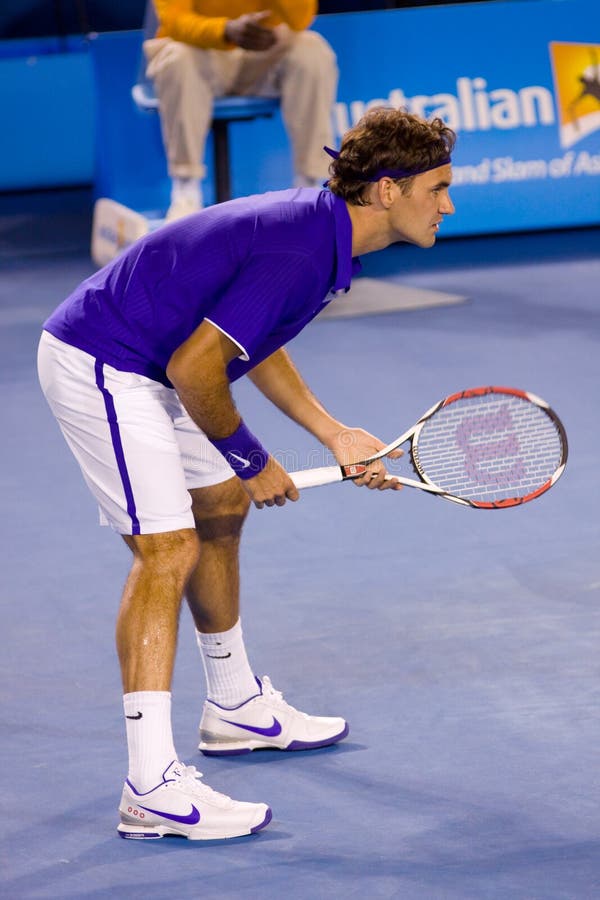 Tennis Player Roger Federer Editorial Stock Image - Image of play ...