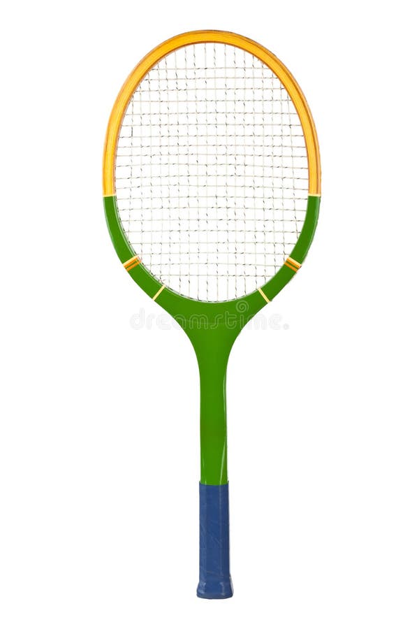 Vintage tennis racket stock photo. Image of play, oldfashioned - 32272358