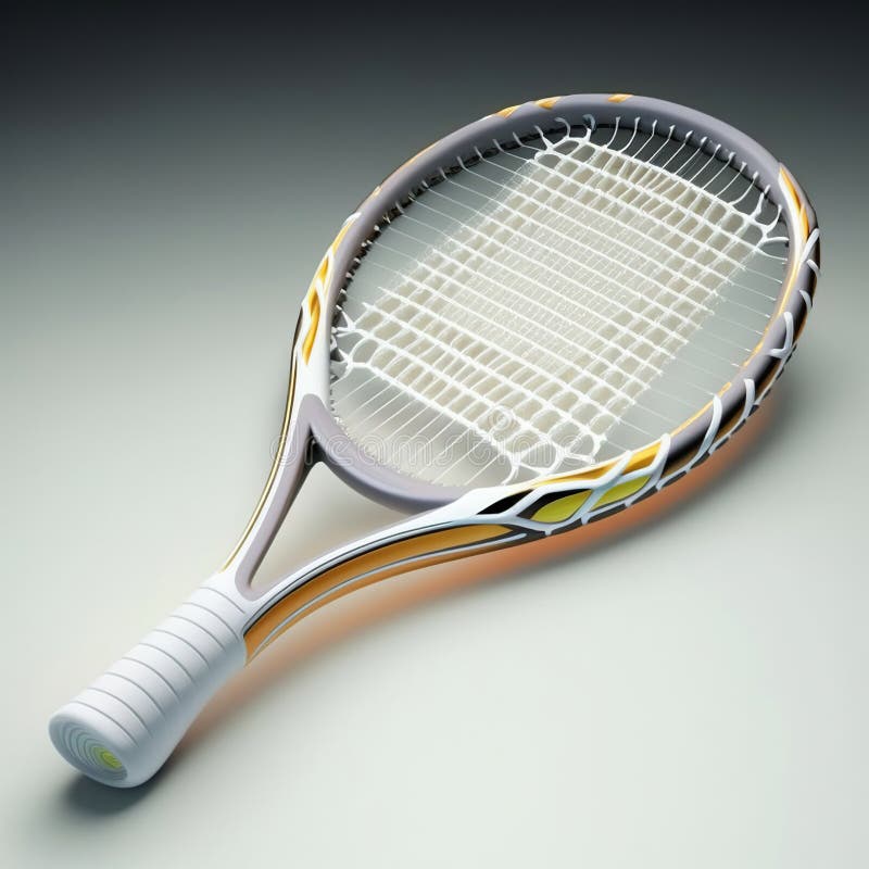 Tennis Racket. AI Generative Stock Illustration - Illustration of match ...
