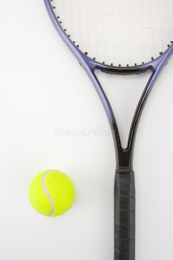 Tennis racket and ball stock photo. Image of contemporary - 17895000