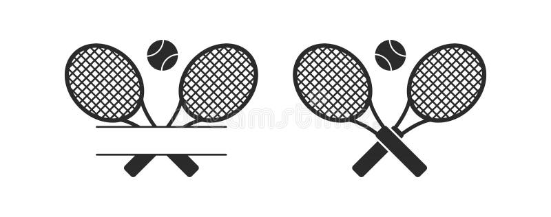 Tennis Racket Ball. Vector Icon. Vector Template Design. Sport. Stock ...