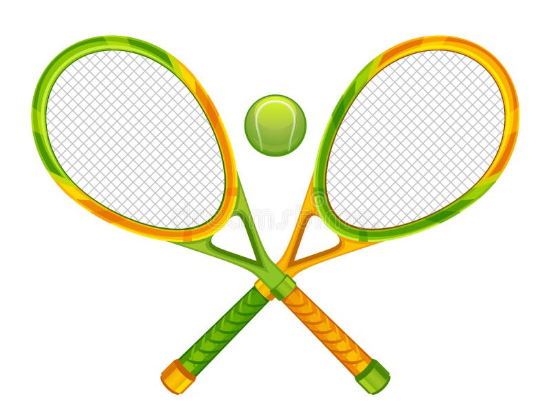 Cross Tennis Racket Stock Illustrations – 178 Cross Tennis Racket Stock ...