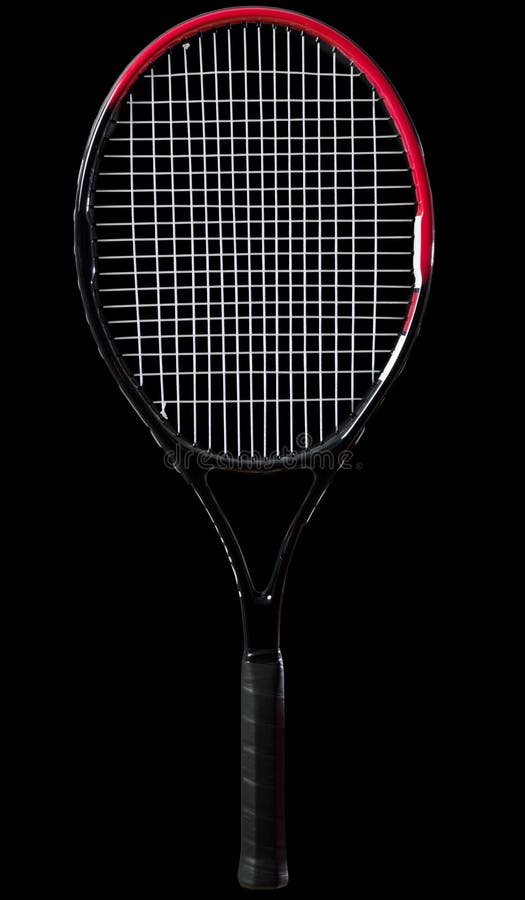 Racket Isolated on a White Background Stock Photo - Image of action ...