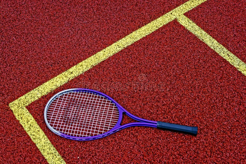 Broken Tennis Racket and Old Tennis Ball Stock Image - Image of ...