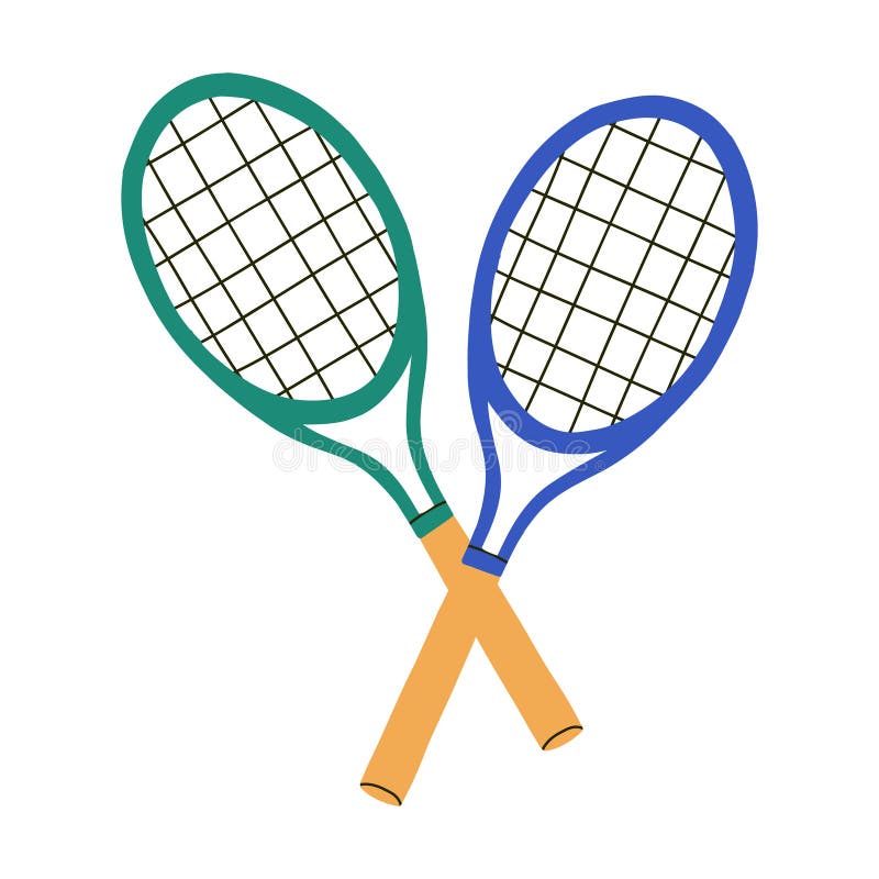 Tennis Racket. Vector Illustration Stock Vector - Illustration of ...
