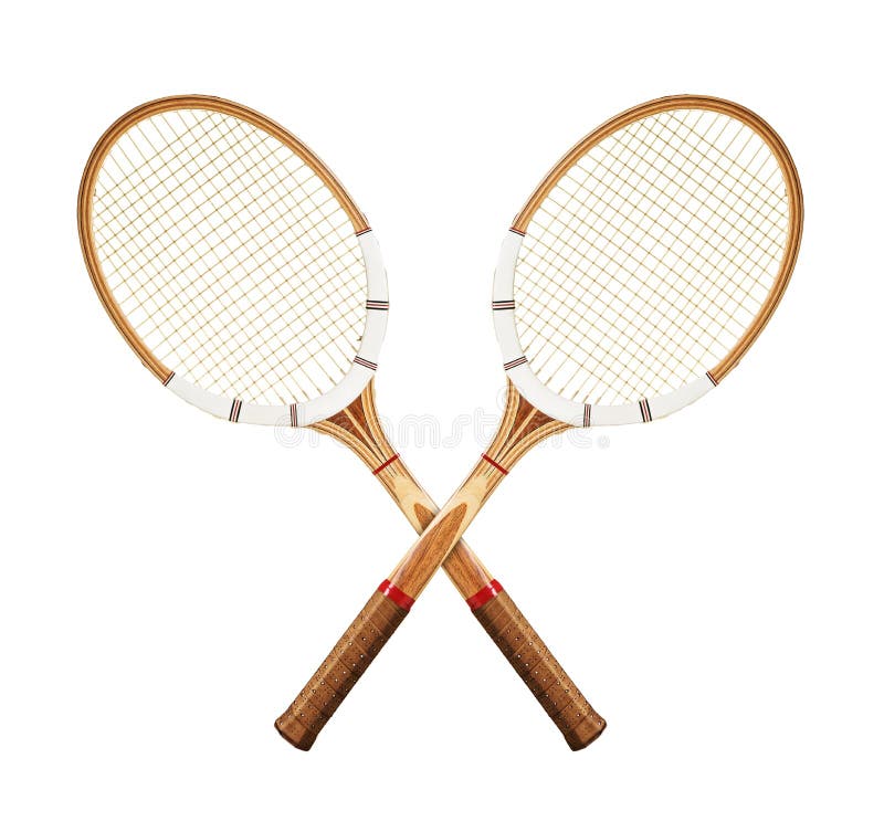 Vintage tennis racket stock photo. Image of play, oldfashioned - 32272358