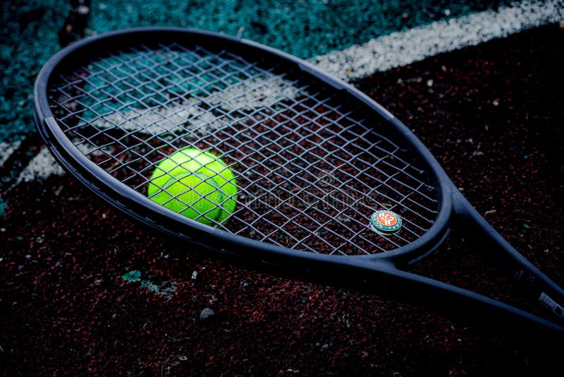 Tennis Rocket and Tennis Ball Stock Photo - Image of tennis ...