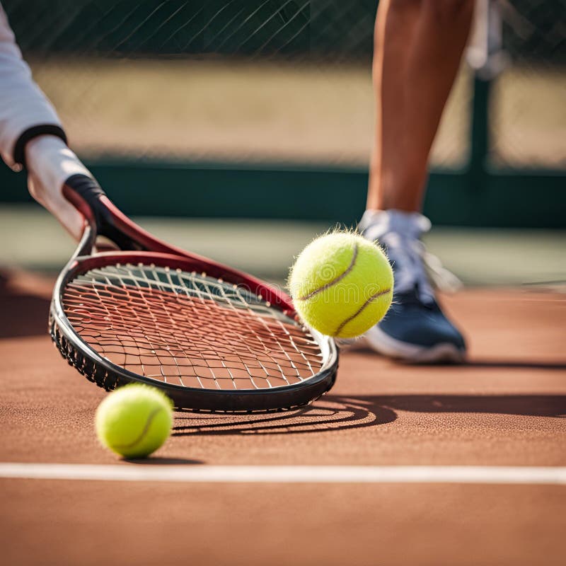 A tennis rocket and ball stock image. Image of people - 325061631