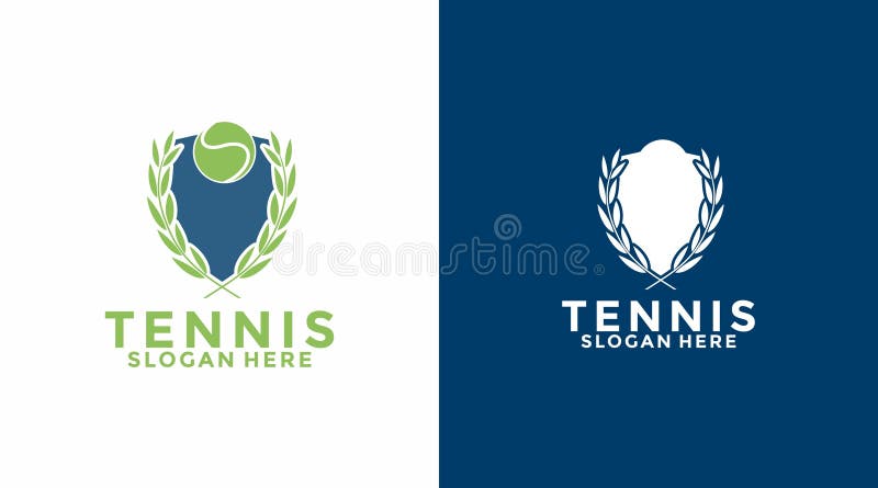 Tennis Shield Logo Design Vector, Tennis Sport Club Logo Design ...