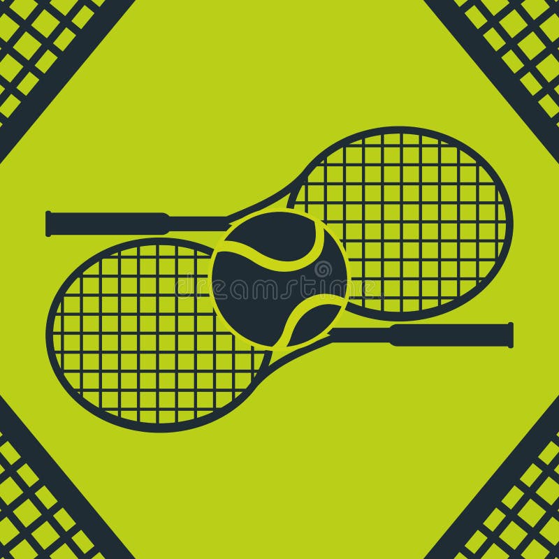 Tennis Sport Design, Vector Illustration Stock Vector - Illustration of ...