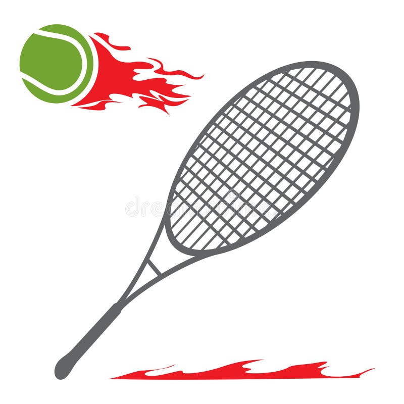 Tennis symbol stock vector. Illustration of shot, silhouette - 36359539