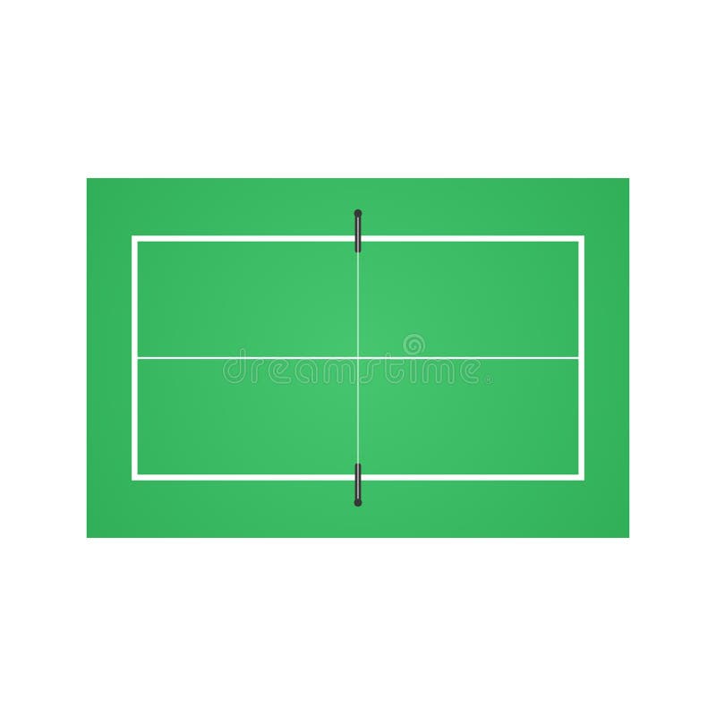 Table Tennis Table Top View Stock Illustrations – 124 Table Tennis ...