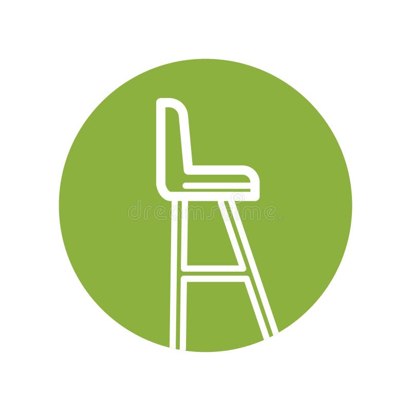 Tennis Umpire Chair. Vector Illustration Decorative Design Stock Vector ...