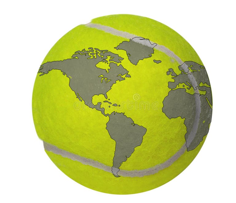 Tennis Ball World Map Stock Illustrations – 77 Tennis Ball World Map ...