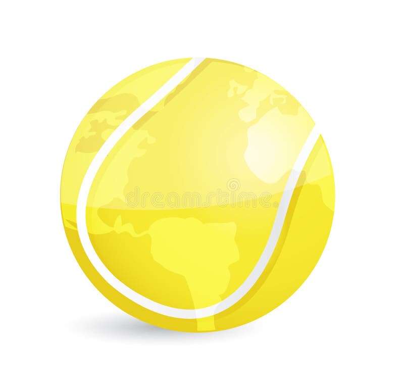 Tennis world stock illustration. Illustration of sport - 21946825