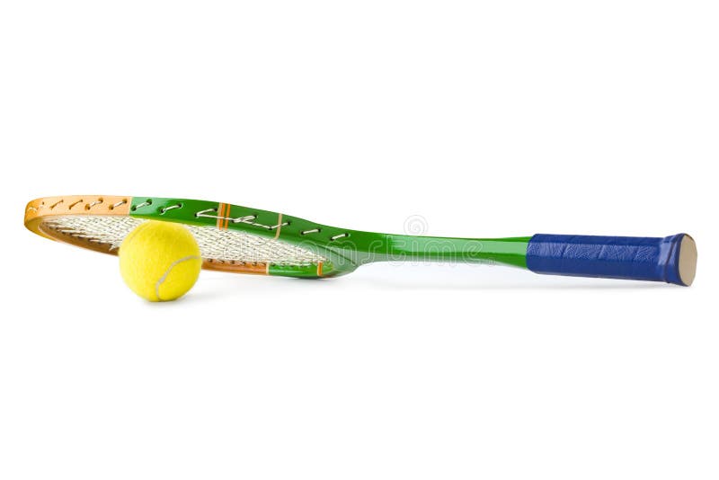 Tennisracket och boll arkivfoto. Bild av handtag, objekt - 33592748