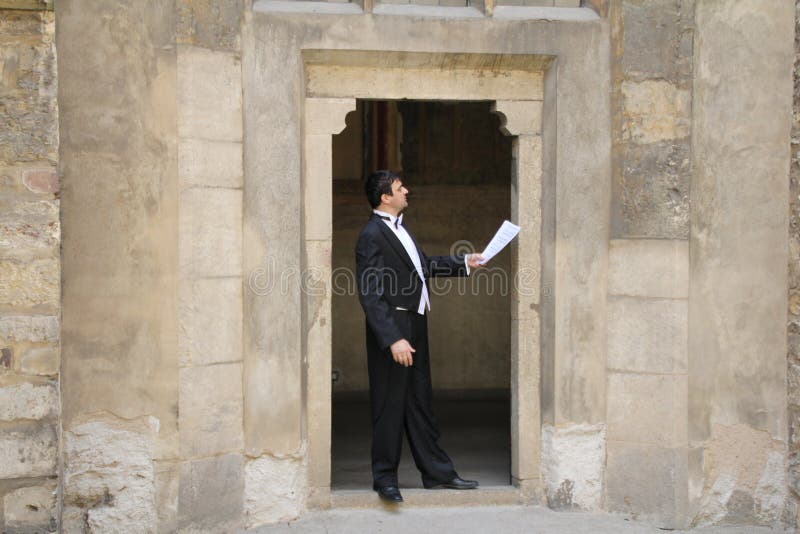 Tenor opera singer editorial stock image. Image of work - 188654679