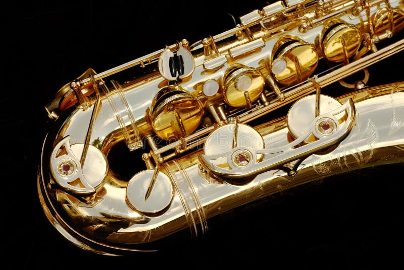 Tenor Sax Close up stock image. Image of cool, color, pushbuttons - 1901509