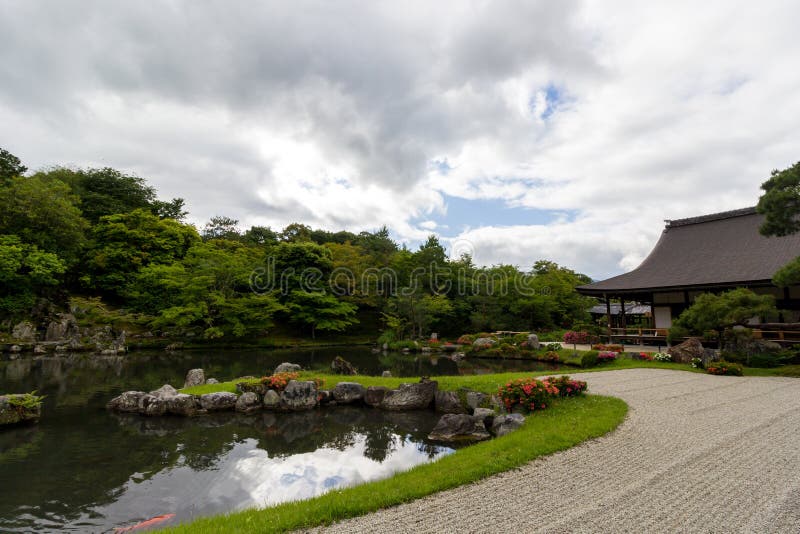 Tenryu-ji, Temple in Kyoto, Japan Stock Photo - Image of green, spring ...