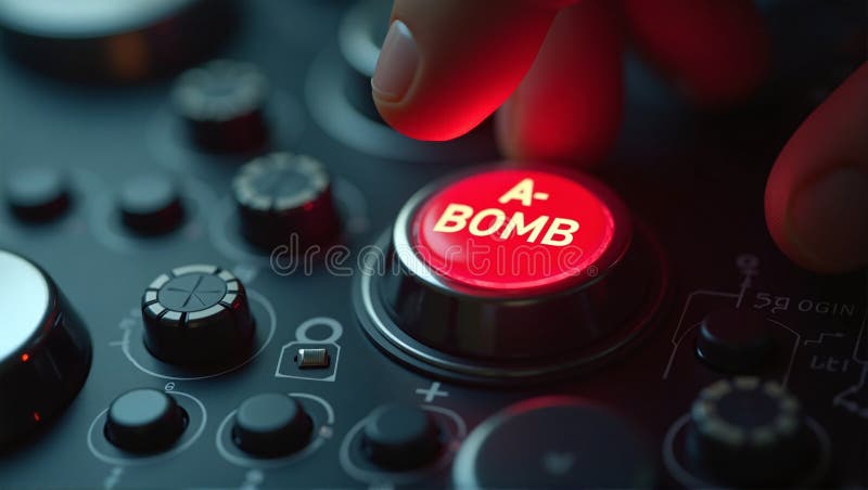 A Tense Finger Hovers Over a Glowing Red Button. One Press Could Launch ...