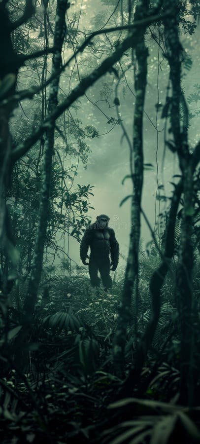 A Tense Moment in the Monkey Vs Human War with a Dramatic Standoff in a ...