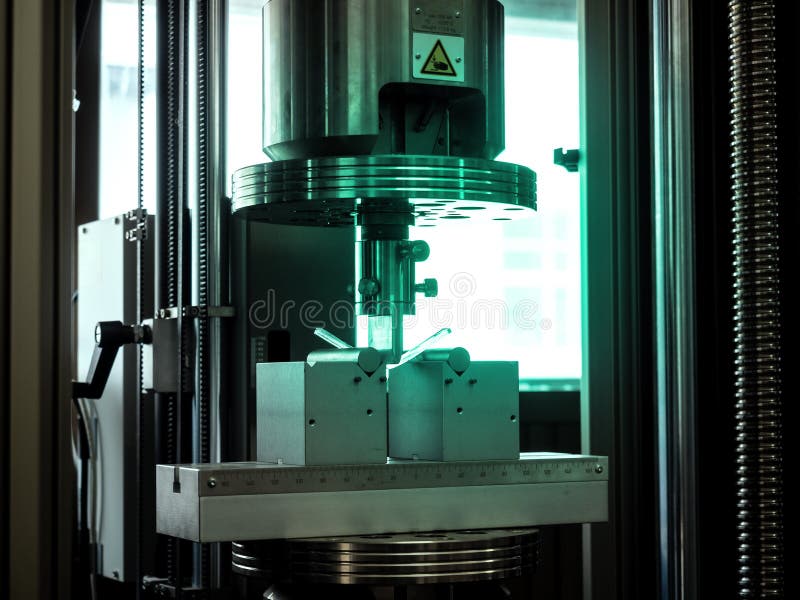 Tensile Strength Tester Machine in Use Stock Image - Image of ...