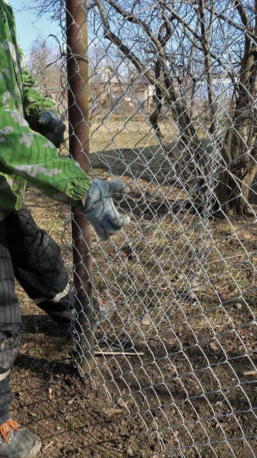Installing Farm Fence Stock Photos - Free & Royalty-Free Stock Photos ...