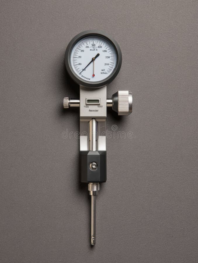 Tension Meter with Needle Indicating Maximum Level in Clean and Modern ...