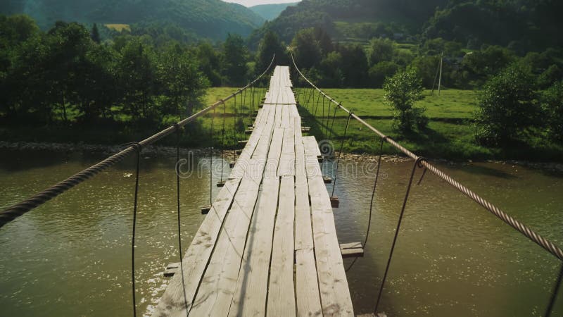 Tension bridge stock photo. Image of bridge, path, hiking - 62284086