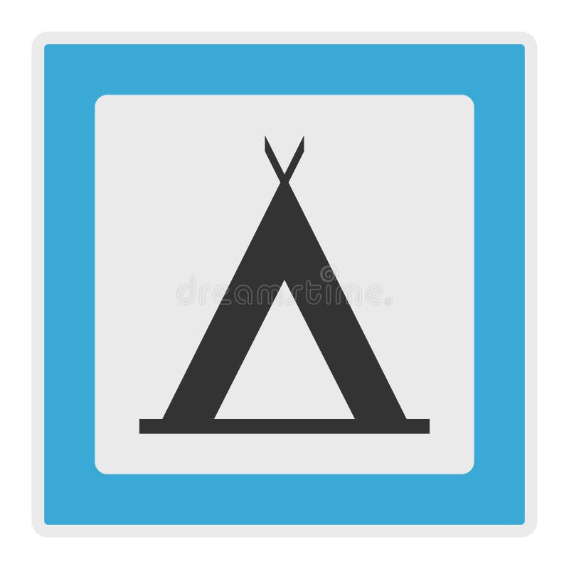 Tent Camping Icon. Camping Tent Icon. Vector, Designer Illustration ...