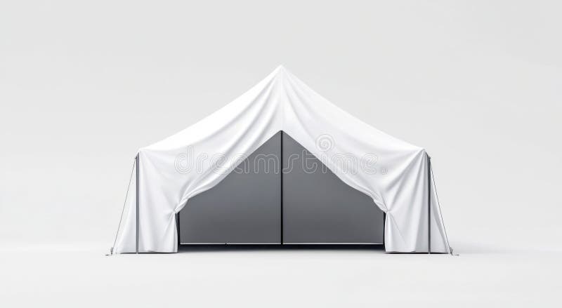 Tent Color Mockup on White Background Stock Illustration - Illustration ...