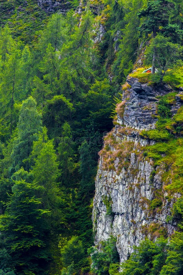 Tent on the high rock stock photo. Image of nature, high - 77419898