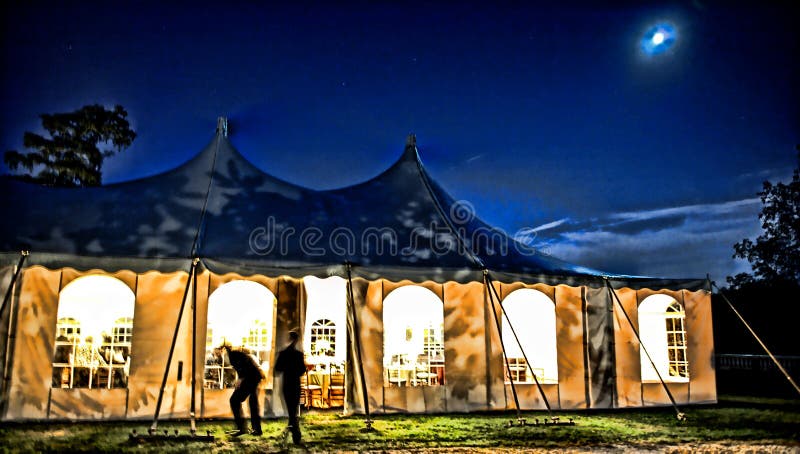 Tent Magic stock photo. Image of celebration, tent, night - 8329016
