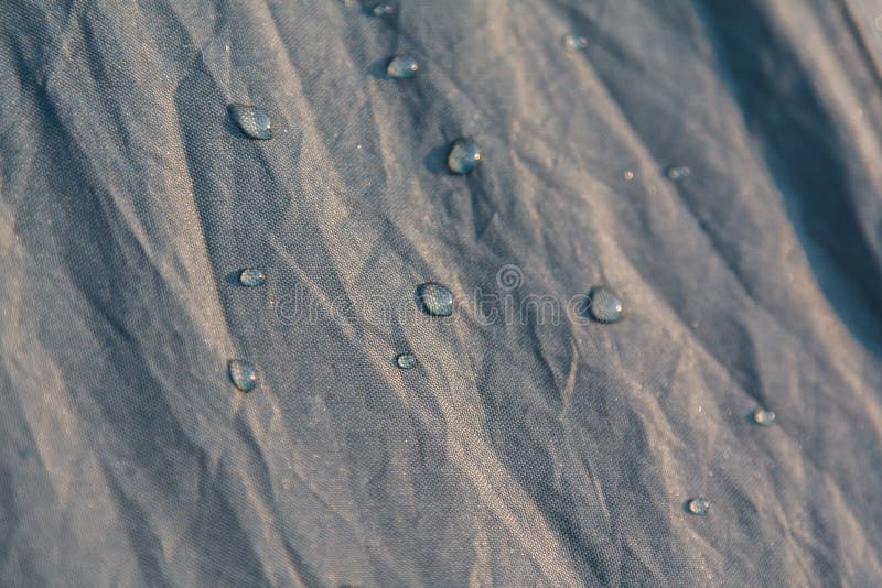 Tent and Raindrops in Detail Stock Image - Image of structure, water ...