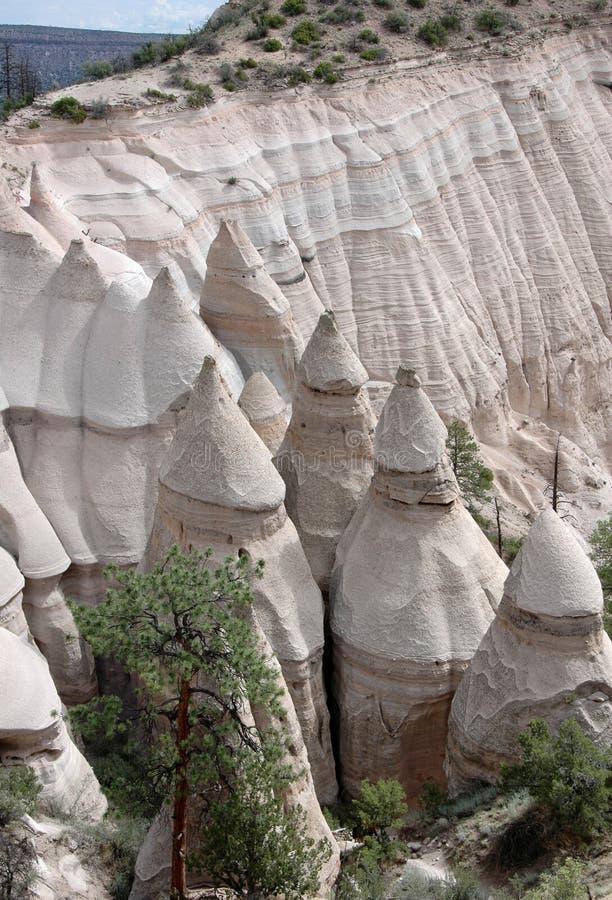 Tent Rocks in New Mexico stock image. Image of landscapes - 4256171