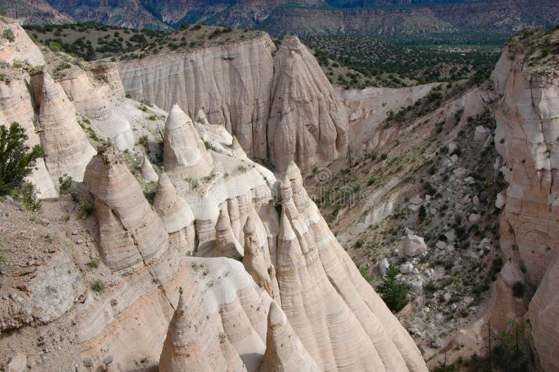 Tent Rocks in New Mexico stock image. Image of landscapes - 4256171